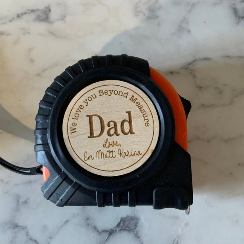Personalized Tape Measure For Husband Fathers Day Gift We Love You ...